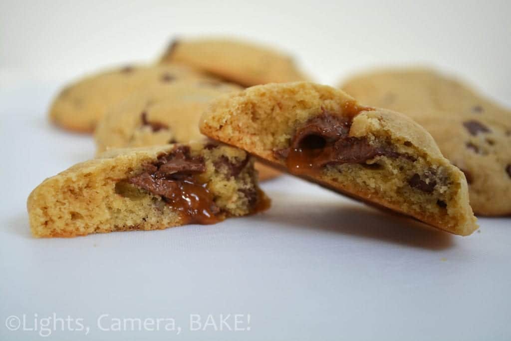 Rolo Stuffed Chocolate Chip Cookies (Video) - Cookie Week - Lights ...