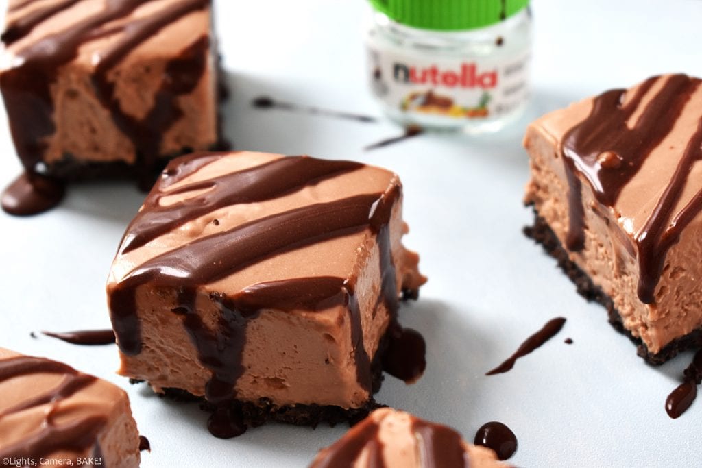 Nutella Cheesecake - Lights, Camera, BAKE!