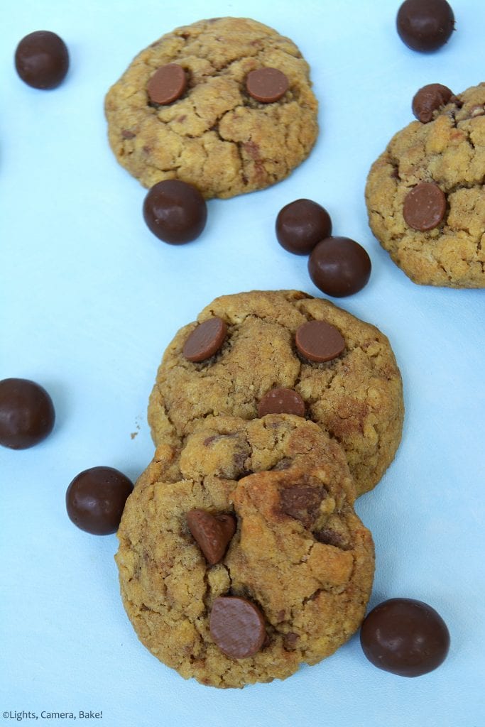 Malteser Cookies - Lights, Camera, BAKE!