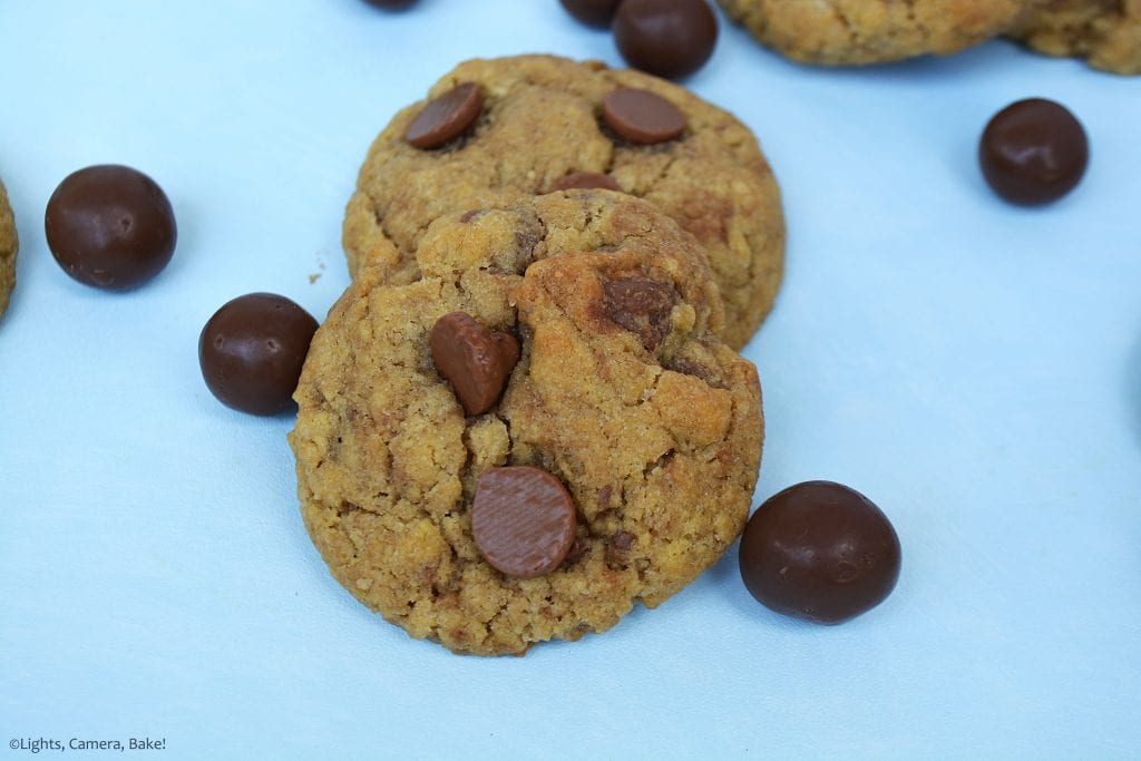 Malteser Cookies - Lights, Camera, BAKE!