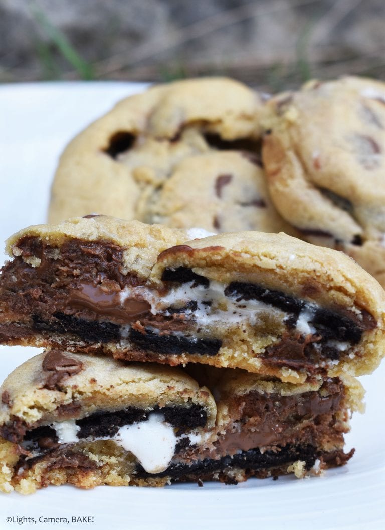 S'moreo Cookies - Lights, Camera, BAKE!