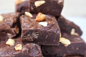 Chocolate Hazelnut Fudge - Lights, Camera, BAKE! | Addictive Baking, Desserts & Sweet Treat Recipes
