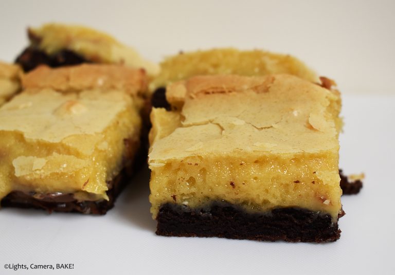 Caramel Brookies - Lights, Camera, BAKE!