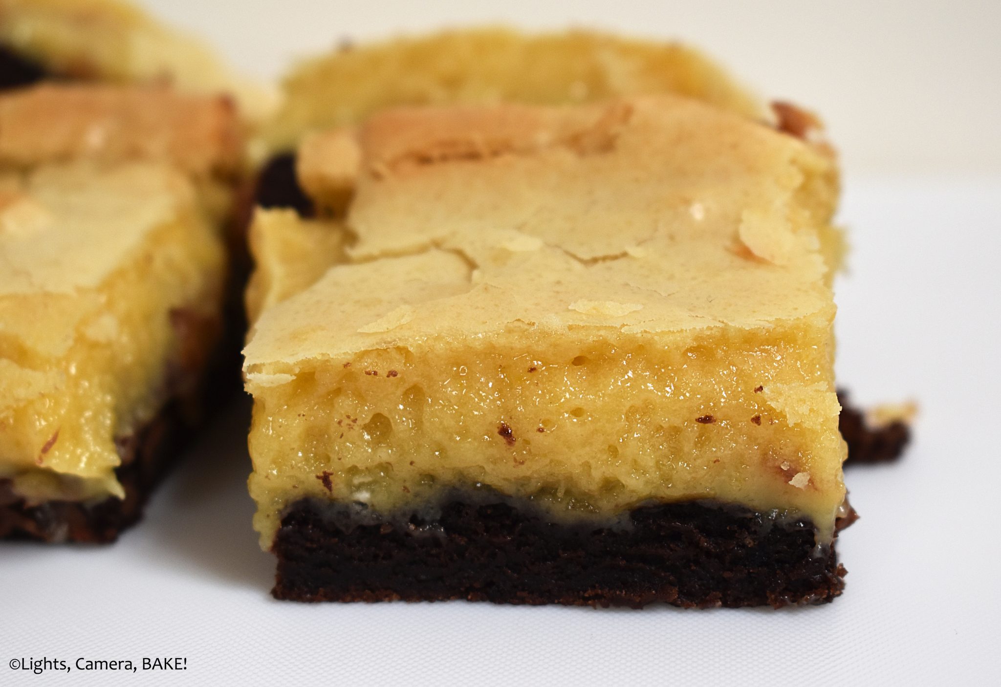 Caramel Brookies - Lights, Camera, BAKE!